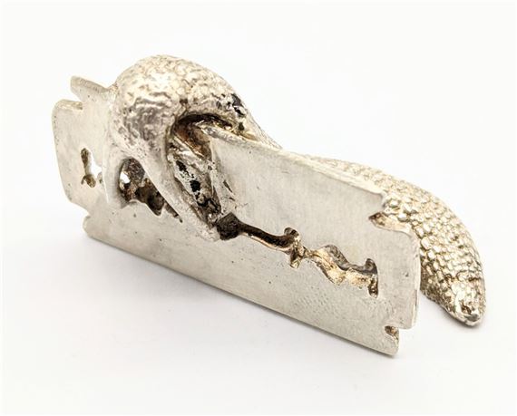 John Nelson | STERLING SILVER SLUG FIGURE | MutualArt