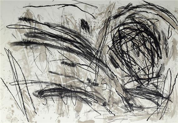 Louisa Chase | ABSTRACT EXPRESSIONIST LITHOGRAPH (1987) | MutualArt