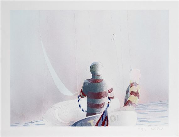 Nils Obel | SAILING IN THE MIST (1981) | MutualArt