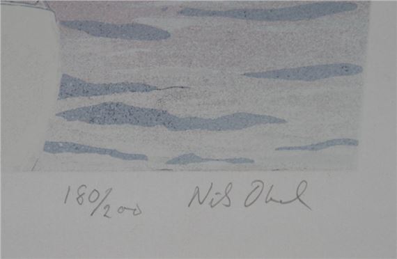 Nils Obel | SAILING IN THE MIST (1981) | MutualArt