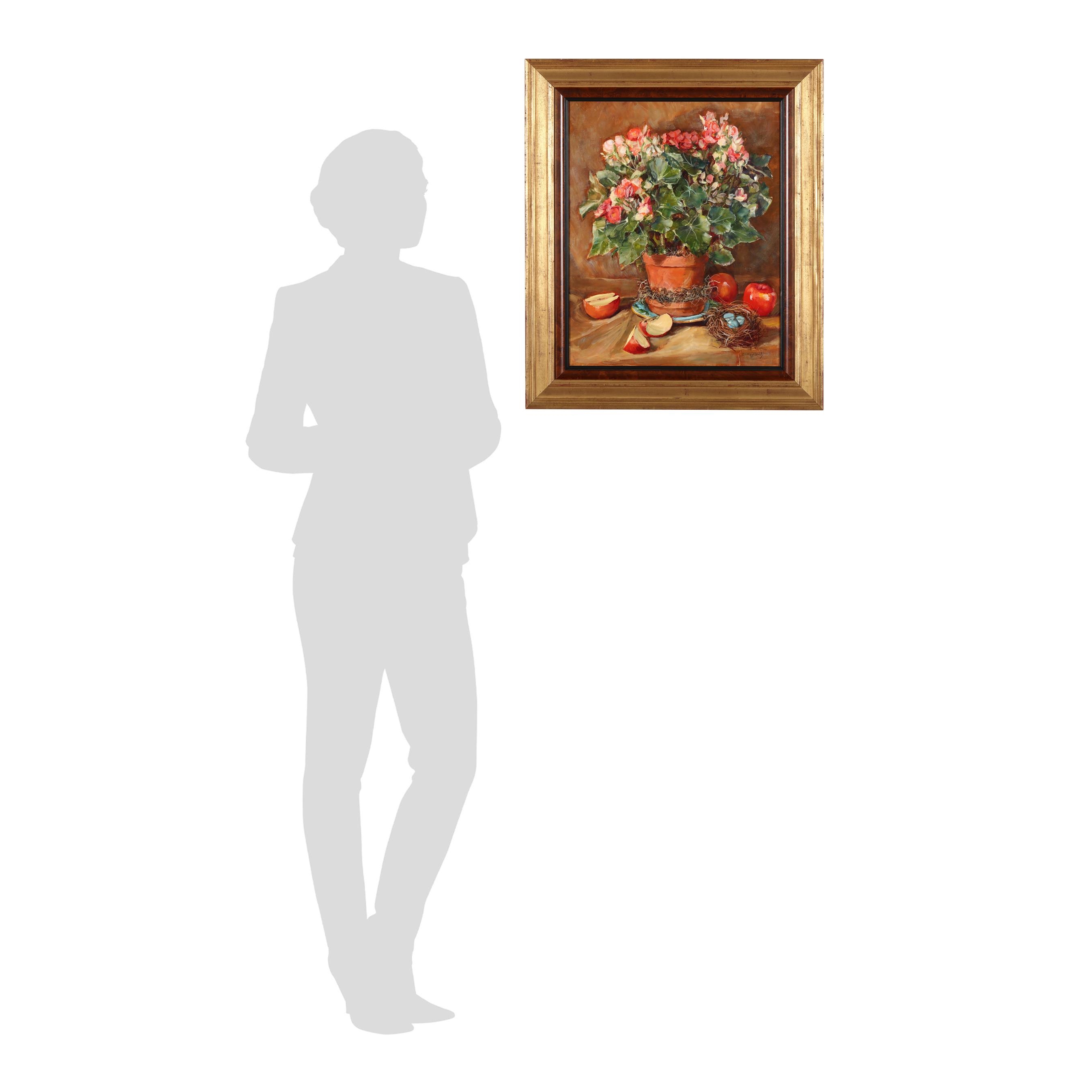 Della Roberts | Begonia, Bird's Nest, and Apples | MutualArt