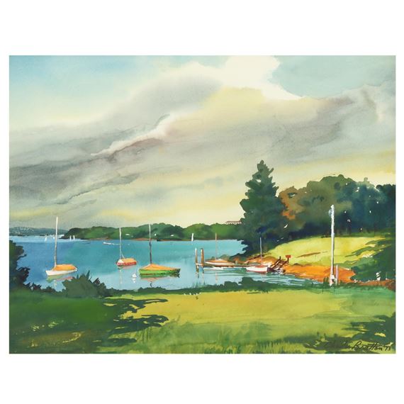 Chester Bratten | Atwood Lake from The Glens (1973) | MutualArt