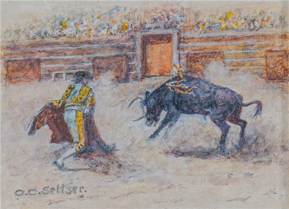 Olaf C. Seltzer | Bullfight | MutualArt