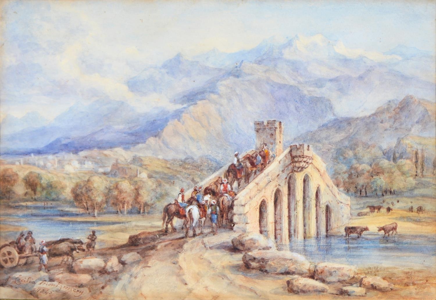 Thomas Allom | Thomas Allom - Mount Olympus and Brusa Asia Minor (1845 ...