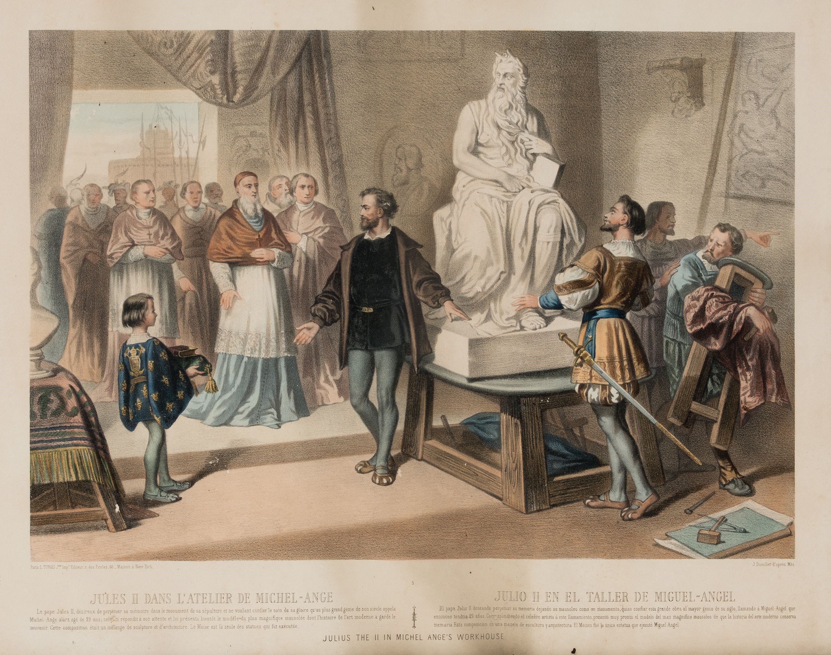 Joséphine Ducollet | Julius II in Michelangelo's workshop | MutualArt