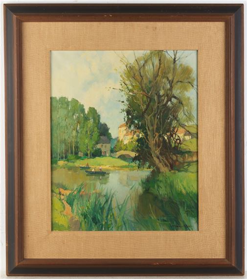 Georges Charles Robin | La Haute Seine (1873) | MutualArt