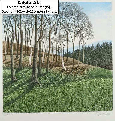 Josef Bramer | (Wien 1948 geb.) Frühjahrslandschaft signiert unten ...