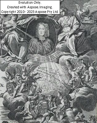 Johann Baptist Homann | Landkarte von Salzburg mit Porträt des ...