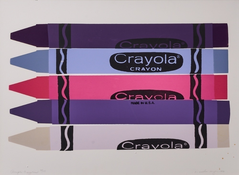 Mickey Myers | Purple Crayola (1977) | MutualArt