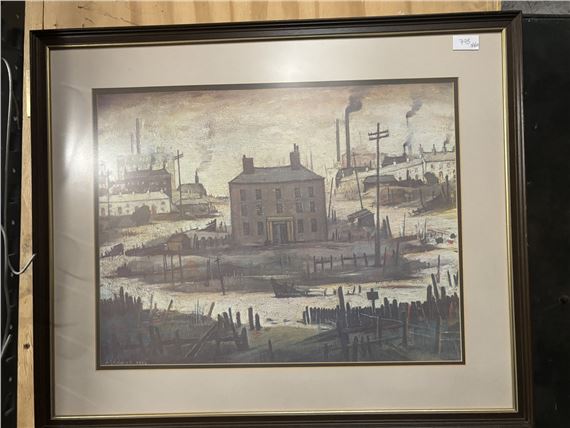Laurence Stephen Lowry | A LARGE FRAMED L.S LOWRY PRINT | MutualArt