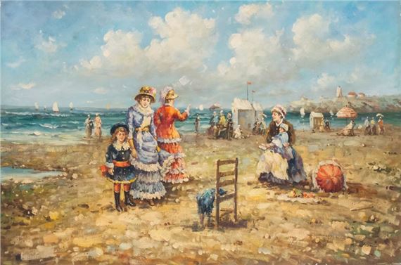 R. Wilson | Lively beachfront | MutualArt