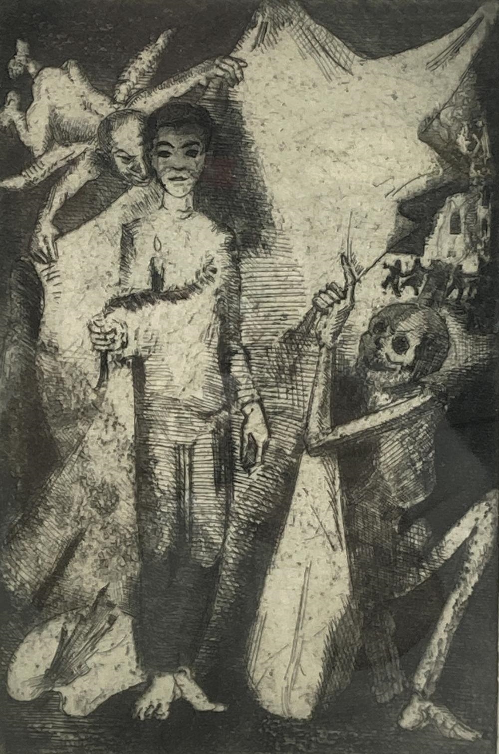 Karl Schrag | Karl Schrag (1912-1995) Signed Etching | MutualArt