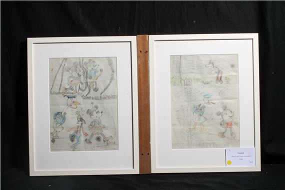 Eric Ritchie | Mickey Mouse and other Disney characters (Circa 1940 ...