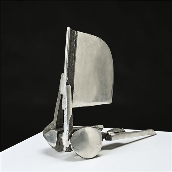 Michel Engel | Untitled Cast aluminum and chromed iron | MutualArt