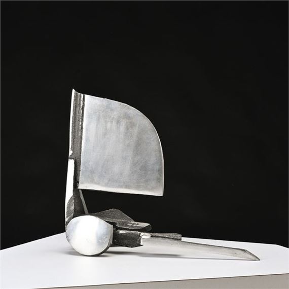 Michel Engel | Untitled Cast aluminum and chromed iron | MutualArt