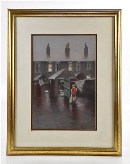 Marc Grimshaw | boy in alley | MutualArt