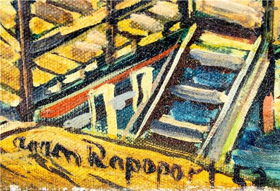 Adam Rapoport | Harbor Scene (1953) | MutualArt