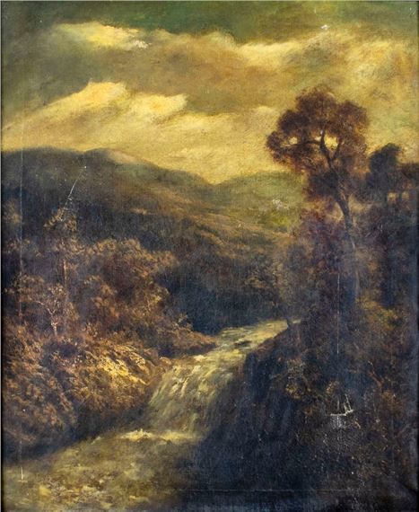 Thomas Bailey Griffin | Waterfall Landscape | MutualArt
