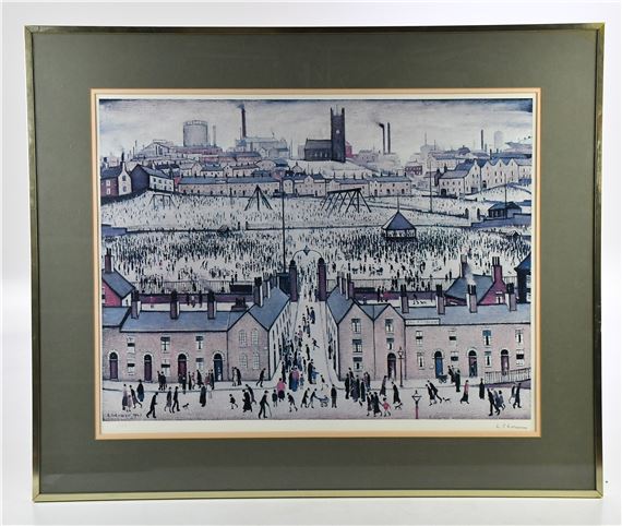 Laurence Stephen Lowry | Old Houses, Wick (1936) | MutualArt