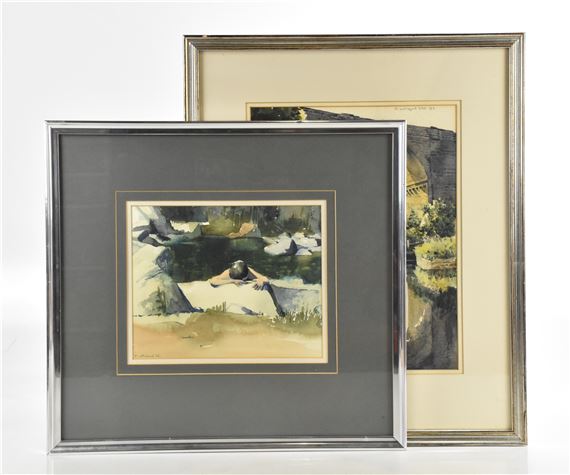 Robert Littleford | ROBERT 'BOB' LITTLEFORD (born 1945); watercolour ...