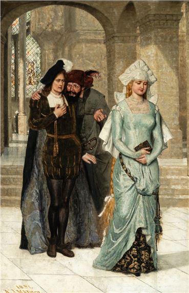 Adriaan Jan Madiol | Faust and Marguerite (1881 (1881) | MutualArt