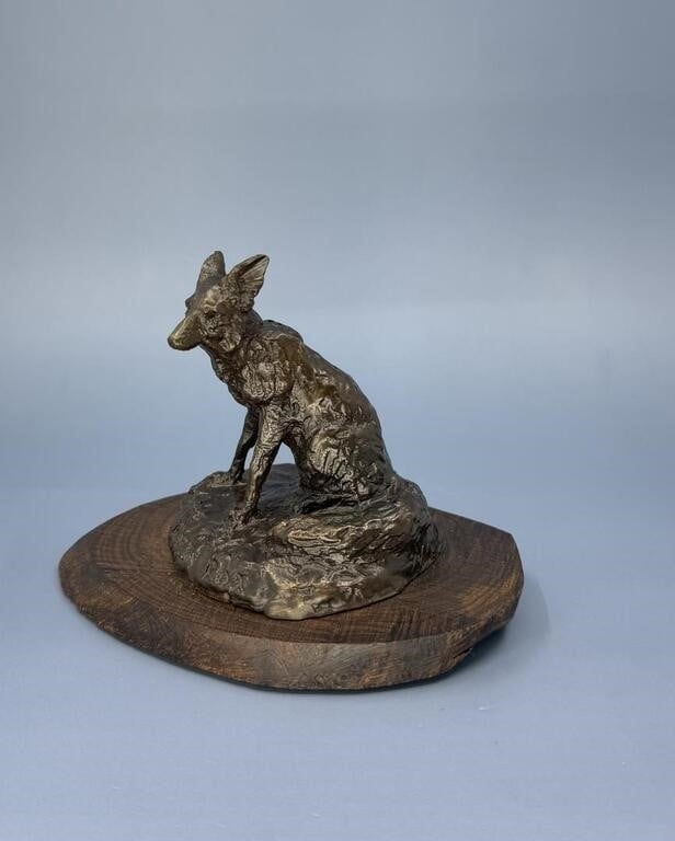 Bob Scriver | Bob Scriver Red Fox Bronze Montana (29) | MutualArt
