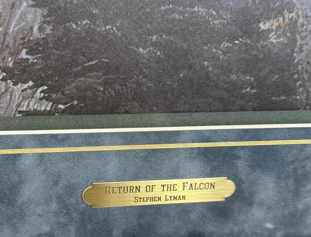 Stephen Lyman | Stephen Lyman Return Of The Falcon Signed Print | MutualArt