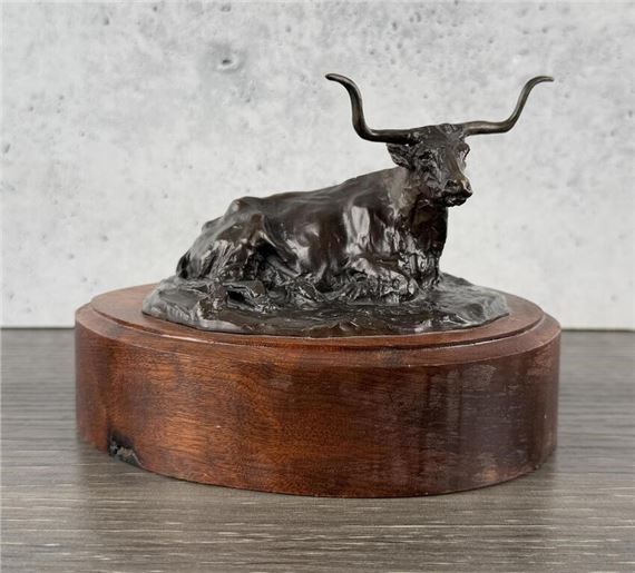 Bob Scriver | Bob Scriver Montana Longhorn Bronze (29) | MutualArt