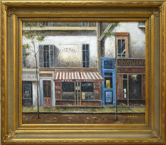 A. Bachmann | Café parisien | MutualArt