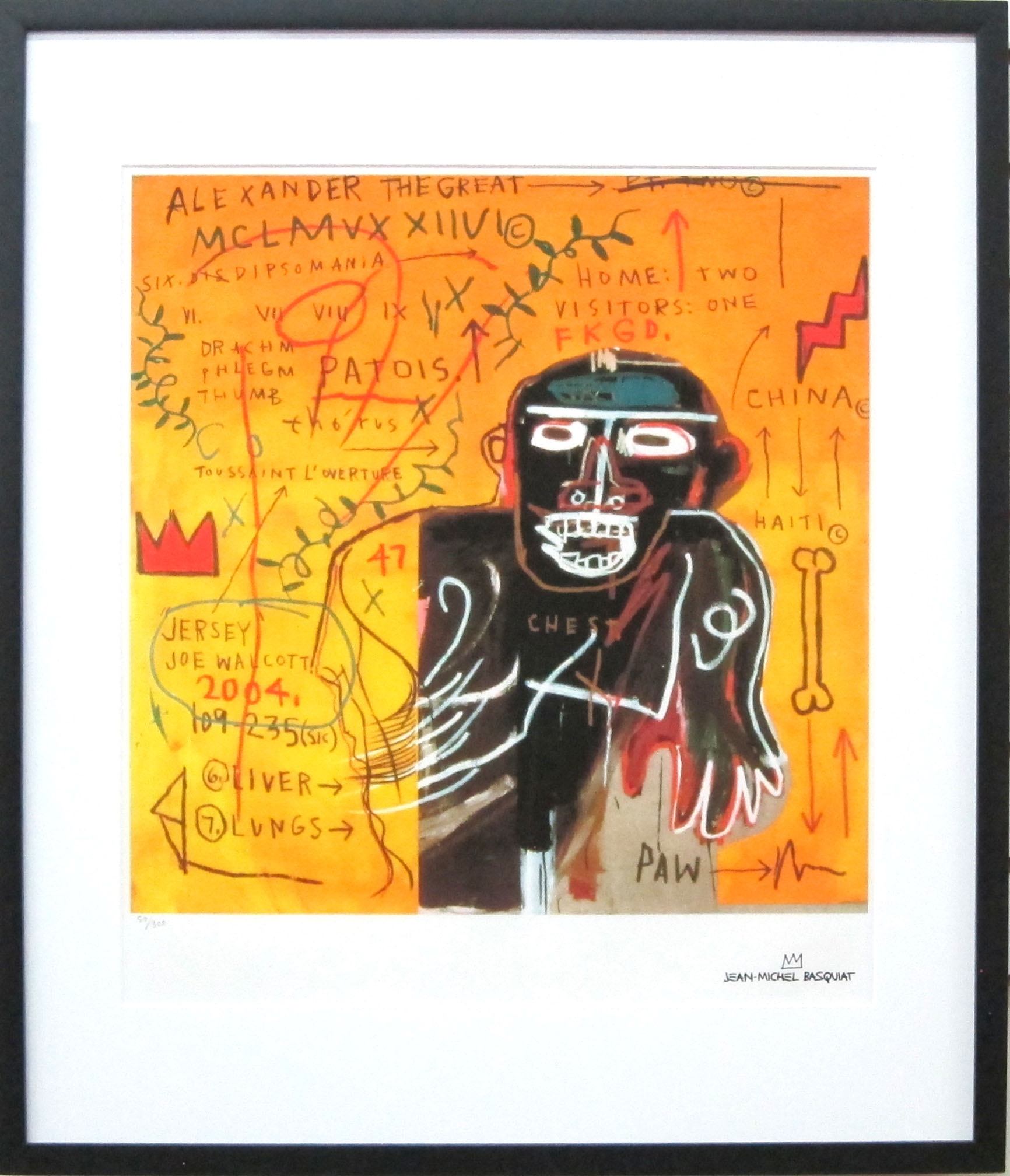 Jean-Michel Basquiat | All Colored Cast (Part III) (Late 20th Century ...