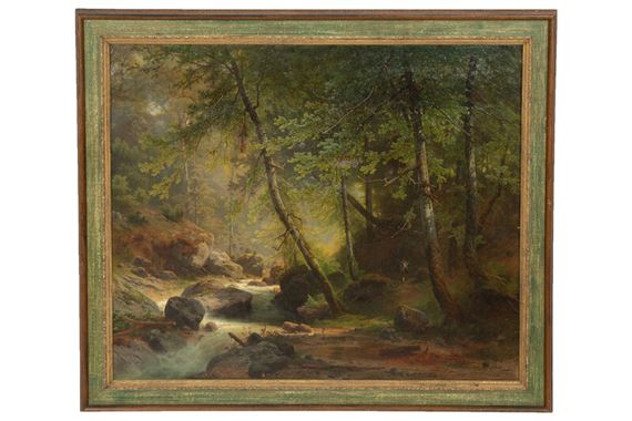Josef Holzer | A Stream through the Forest | MutualArt