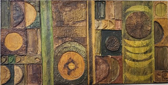 Rowland Fade | A Mid Century Modern composition of mixed media plaster ...