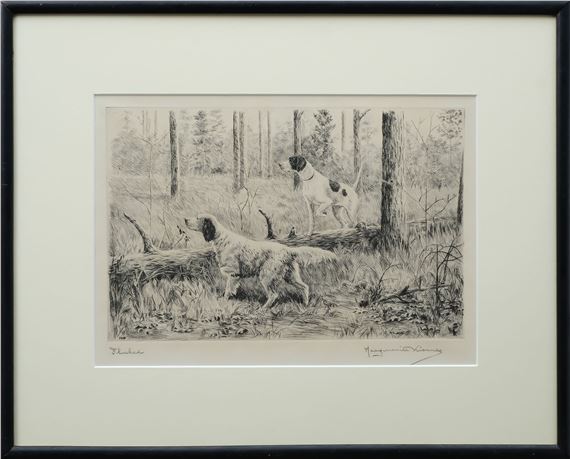 Marguerite Kirmse | Flushed; Point! | MutualArt