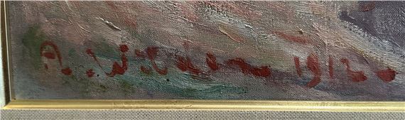 André Wilder | Voiliers au port en Bretagne (1912) | MutualArt