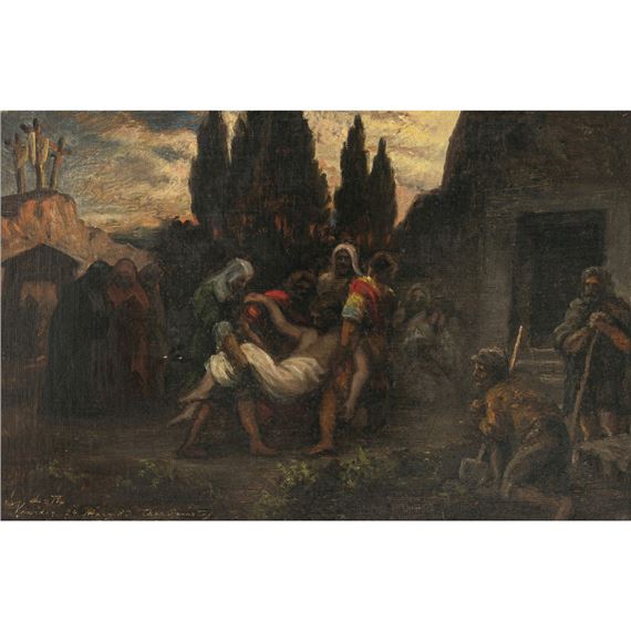 Ludwig Thiersch | Burial of Jesus (1825) | MutualArt