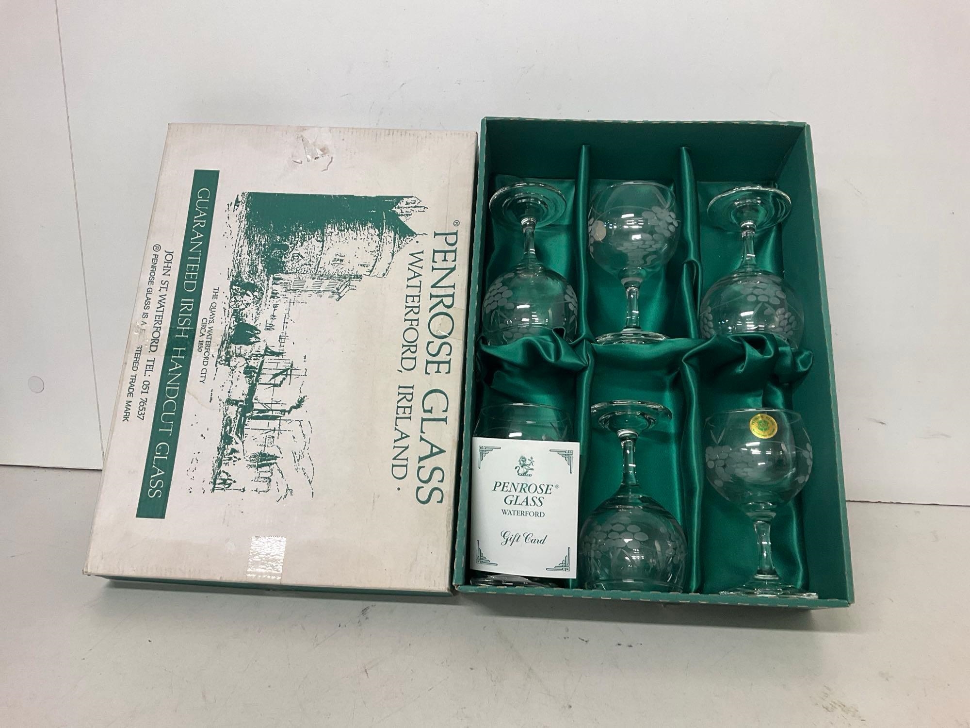 Penrose | PENROSE GLASS WATERFORD WINE GLASSES | MutualArt