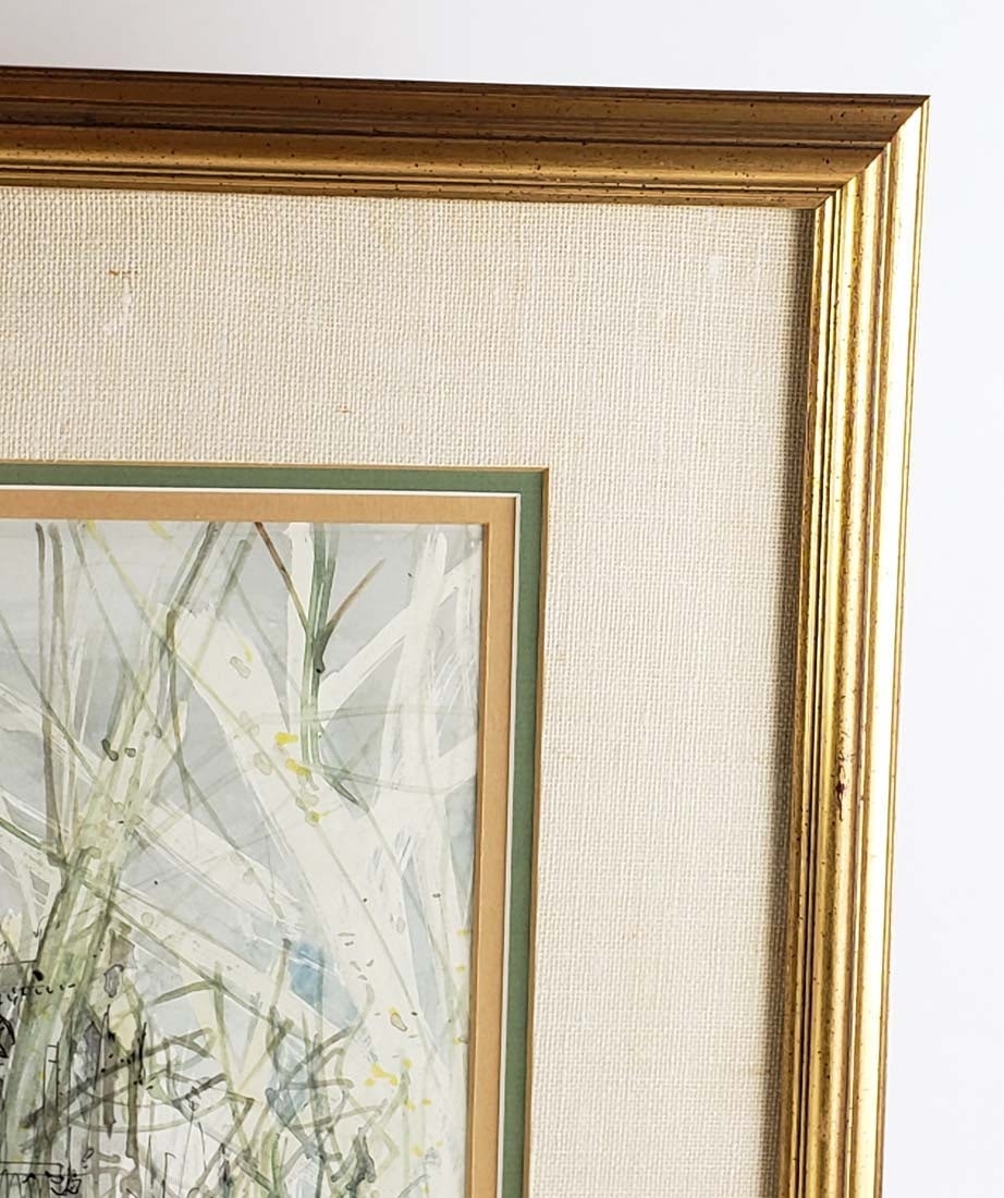 Pierre Pages | Pierre Pages Watercolor of Notredame Signed | MutualArt