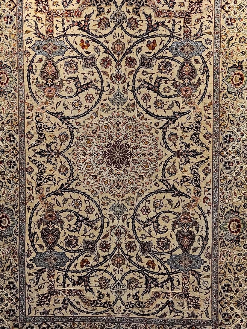Hekmat Nejad | Large Persian Isfahan Rug | MutualArt