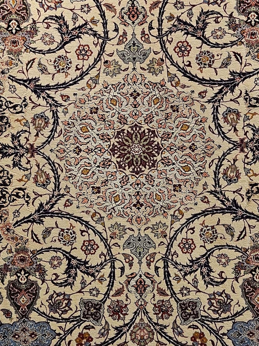 Hekmat Nejad | Large Persian Isfahan Rug | MutualArt