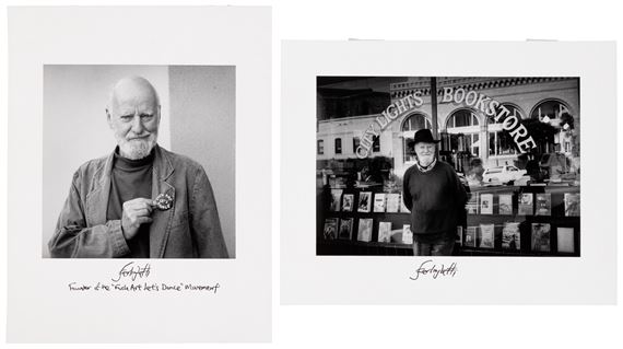 Lawrence Ferlinghetti | Two photographs of Lawrence Ferlinghetti ...