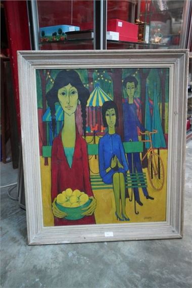 Pierre Daboval | La marchande de citron | MutualArt