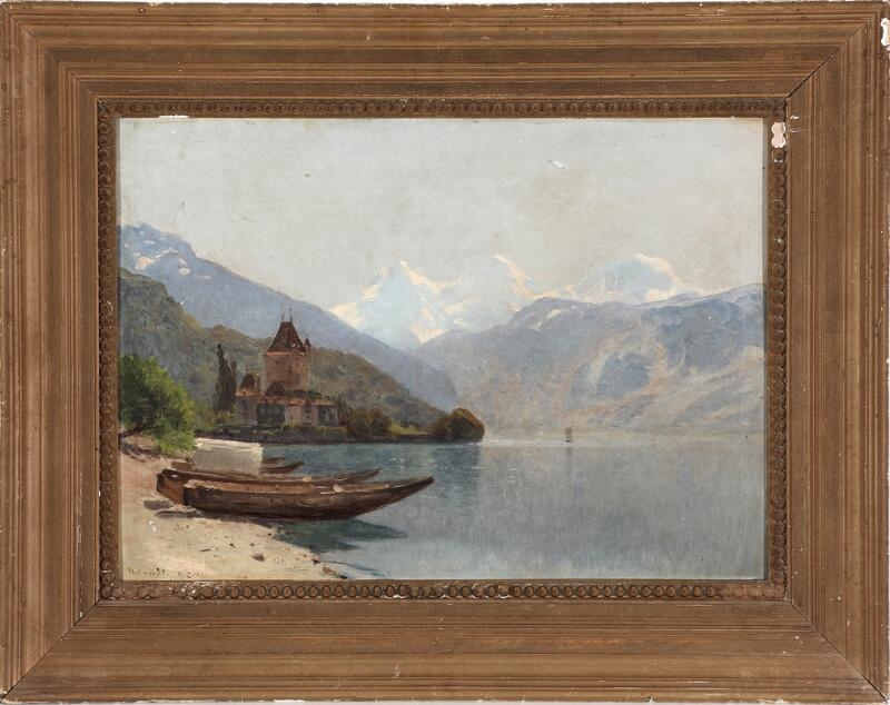 Polycarpus Godfred Benjamin Christensen | Chateau de Chillon lake ...