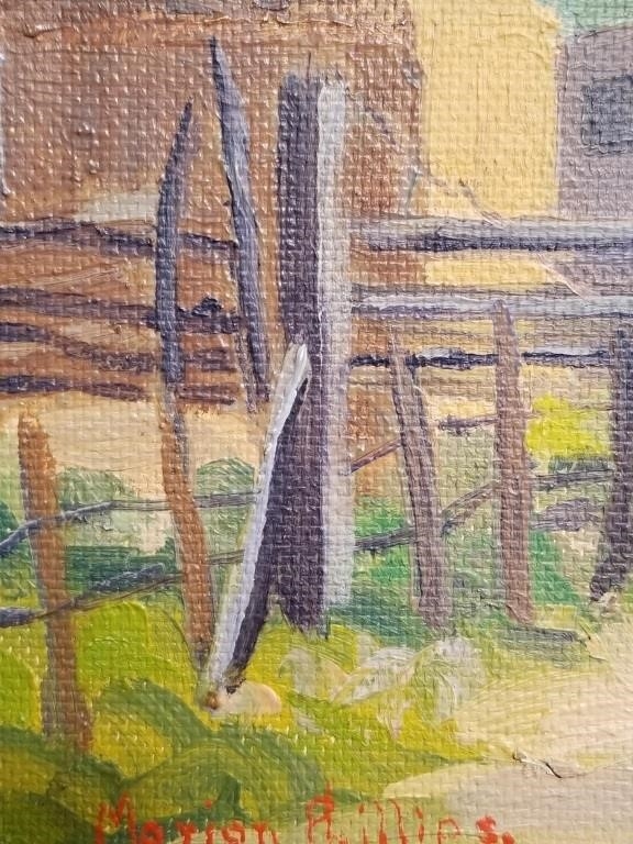 Marion Phillips | Oil painting on masonite by Marion Phillips | MutualArt