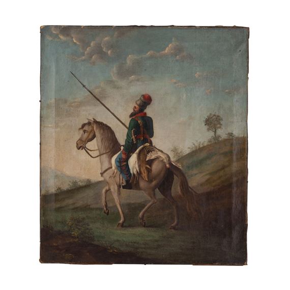 Aleksandr‏ Orlowski | Ural Cossack on patrol (1810s) | MutualArt