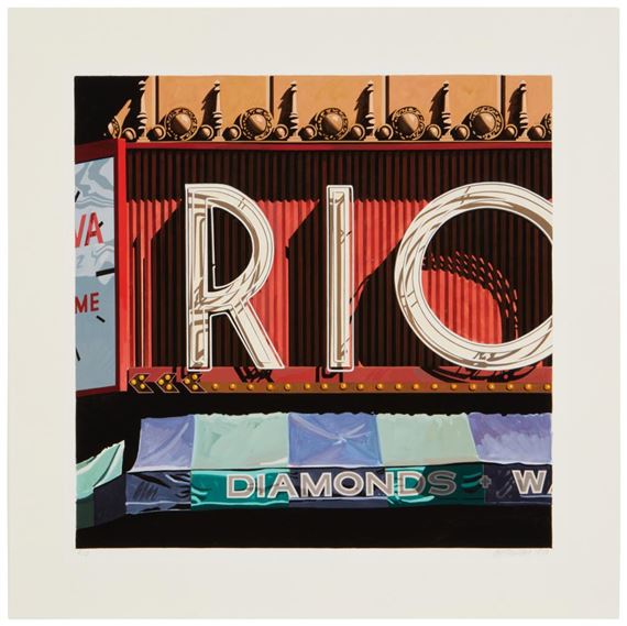 Robert Cottingham | Rio (1988) | MutualArt