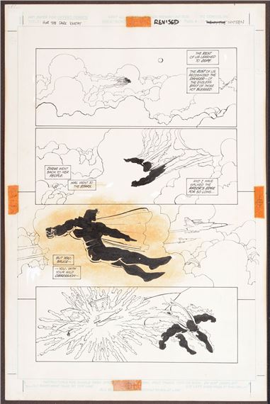 Frank Miller | Frank Miller & Klaus Jansen Drawing for Batman: The Dark ...