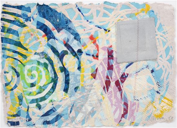 Sam Gilliam | Sam Gilliam PLAIN Mixed Media / Monotype (1999) | MutualArt