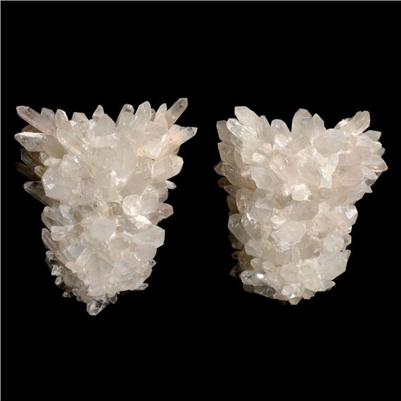 KATHRYN MCCOY | Pair of Kathryn McCoy Quartz Crystal Sconces | MutualArt