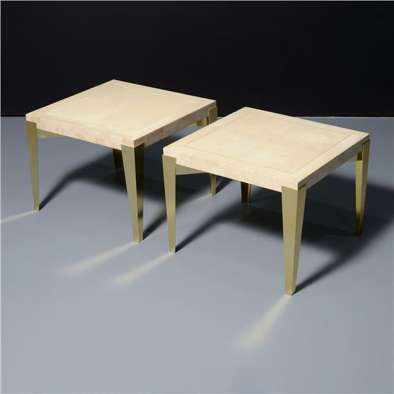 Karl Springer | Pair of Karl Springer End Tables | MutualArt