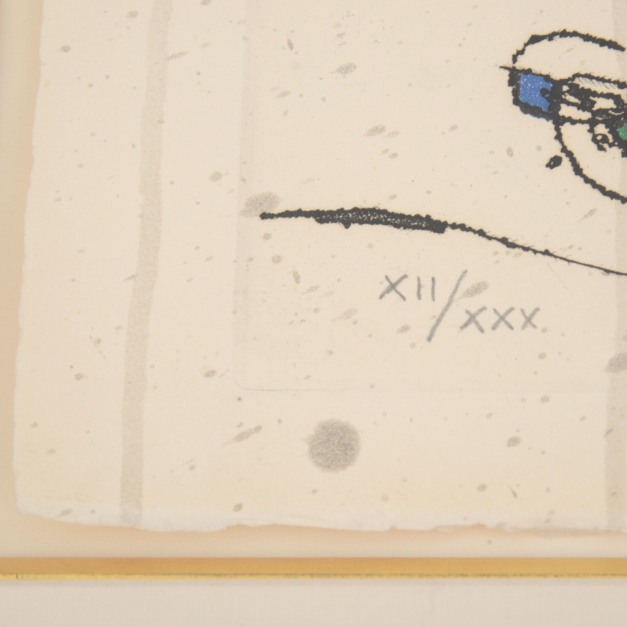 Joan Miró | Joan Miro HOMMAGE A PICASSO Etching (1973) | MutualArt